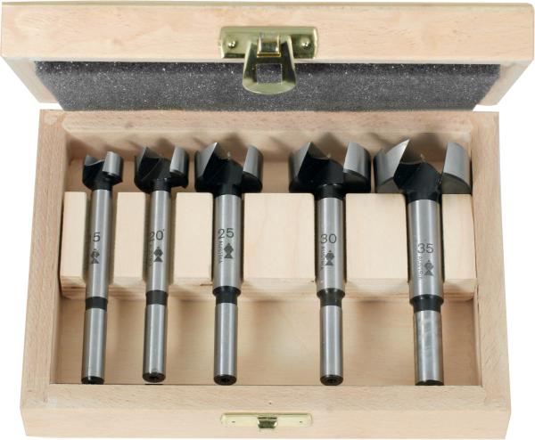 Forstner bit set in a wooden case 5 | ATP Supply